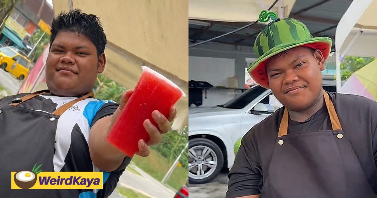 17yo M’sian With Disabilities Runs ‘Pay As You Wish’ Watermelon Drink ...