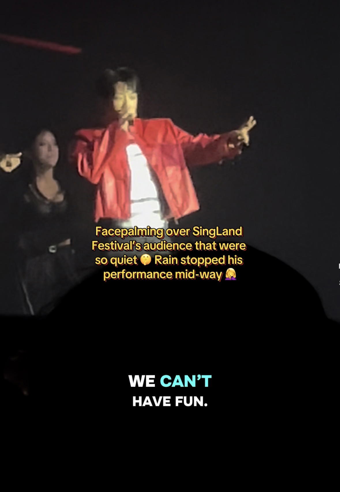 K-Pop Singer Rain Tells Singapore Crowd To Sing Or He’ll Leave, Stops ...