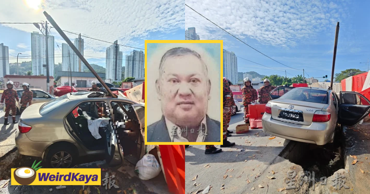 67yo M'sian Man Dies After Metal Pole Impales Vehicle In Freak Accident ...